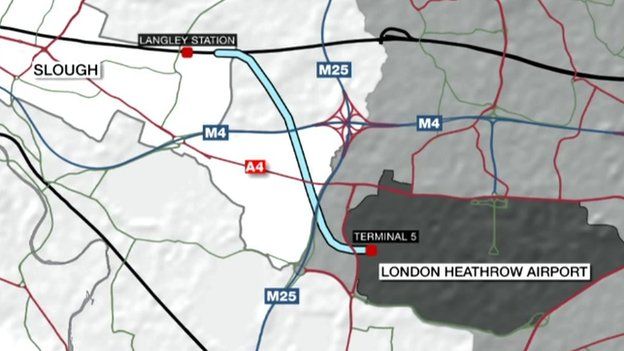 Heathrow rail link plans to go on show - BBC News