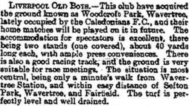 The mystery of Liverpool's lost stadium - BBC News
