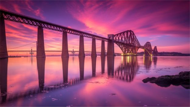 Your pictures of Saturday's sunset in Scotland - BBC News
