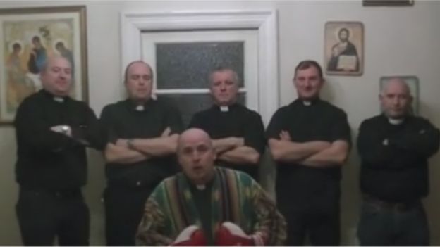 Fr Pierre 'Jalapeno' Pepper primed to pack a punch for charity - BBC News