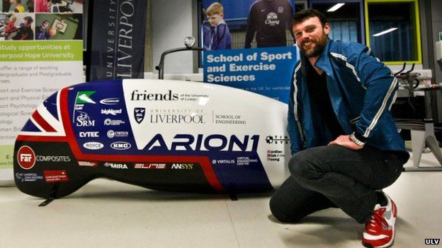 Rob Hayles bids for bike speed record with ARION1 - BBC News