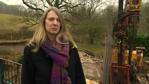 Staffordshire B&B sink hole: Work begins to stabilise land - BBC News