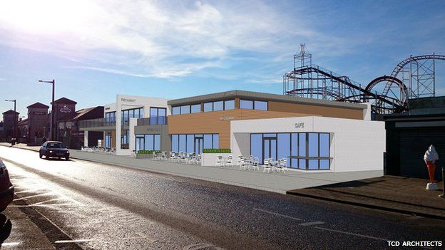Plans to replace fire-ravaged Aberdeen beach building - BBC News