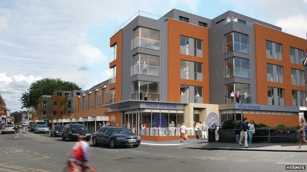 Caversham shopping precinct plans approved - BBC News