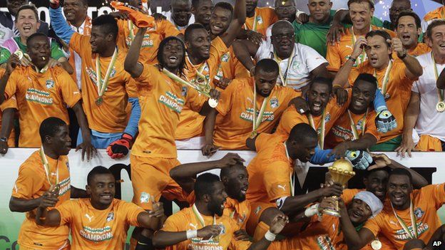 Ivory Coast footballers rewarded for Africa Cup of Nations win - BBC ...