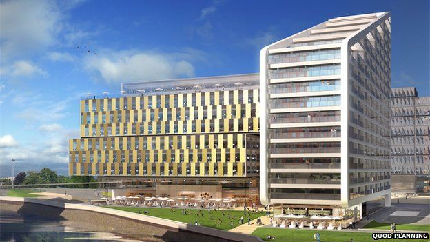 Yorkshire Post site redevelopment plans get council approval - BBC News