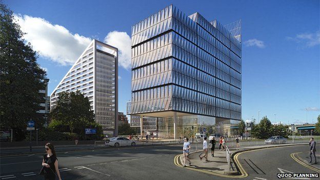 Yorkshire Post site redevelopment plans get council approval - BBC News