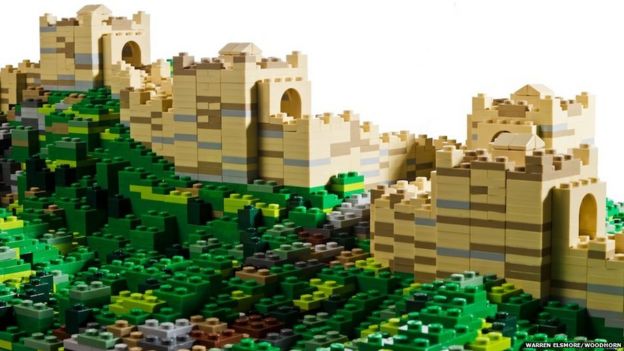 Lego landmarks exhibition opens in Northumberland - BBC News