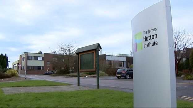 Brewing up better barley at the James Hutton Institute - BBC News