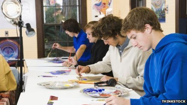 Arts and creativity 'squeezed out of schools' - BBC News