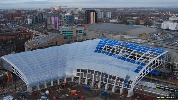 Manchester Victoria Metrolink stop reopens in £44m upgrade - BBC News