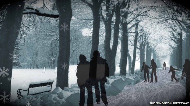 Canadian 'freezeway' could let residents skate to work - BBC News