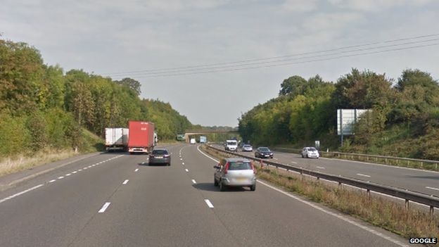 Leek Wootton A46 lay-by driver dies as car hits parked lorry - BBC News