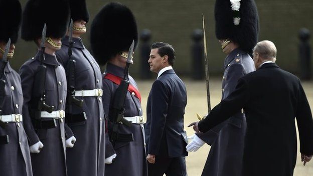 Mexican president begins UK state visit - BBC News