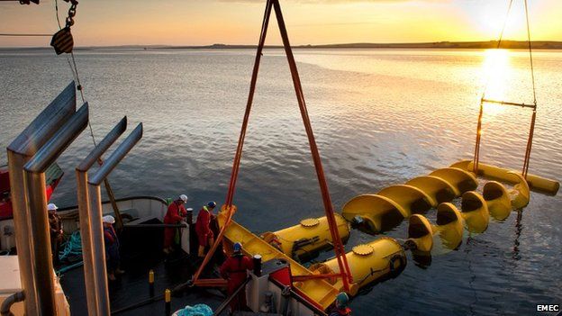 Riding the waves: The challenge of harnessing ocean power - BBC News