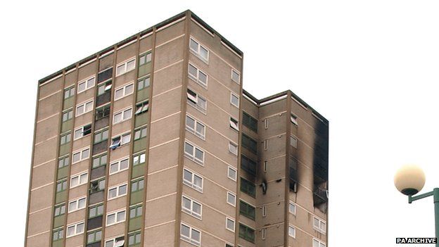 'Callous' Harrow Court firefighter death flats hoax probed - BBC News