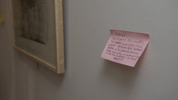 Post-its from Georges - BBC News