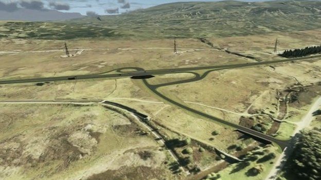 New phase in A9 Perth to Inverness dualling project - BBC News