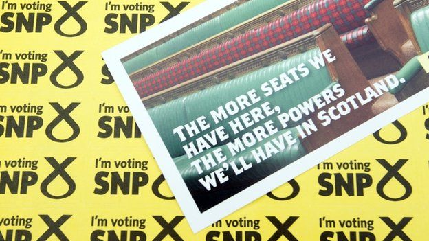 Claims Tory poster 'will boost SNP' - BBC News