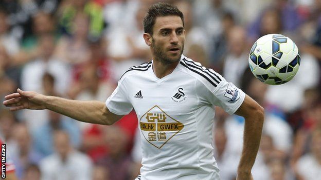 Swansea City: Angel Rangel signs contract extension - BBC Sport