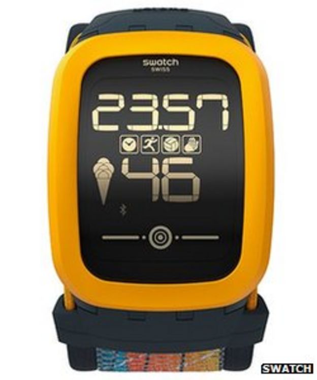 Swatch reveals plan to compete with smartwatch rivals - BBC News