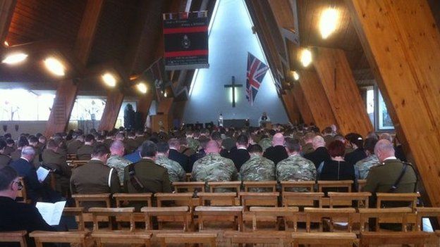 Beachley Barracks service to honour Afghan war effort - BBC News