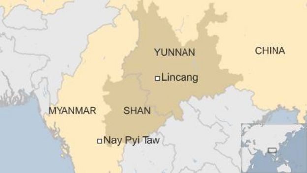 Myanmar 'sorrow' over China deaths amid rebel conflict - BBC News