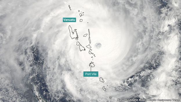 Vanuatu cyclone: Devastation mapped - BBC News