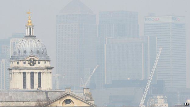 Smog hotspots around the UK: Find out if you're affected - BBC News