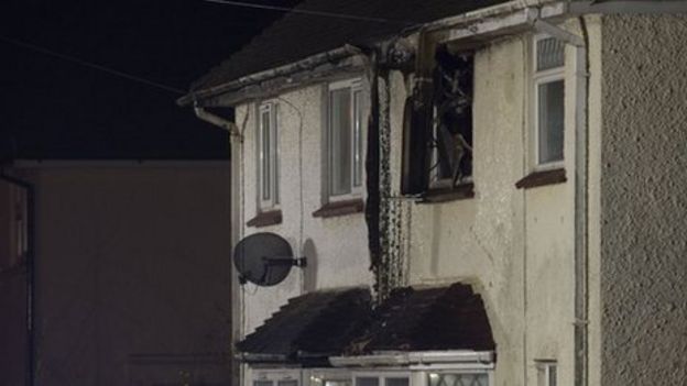 Elderly man dies after house fire in Whitchurch, Cardiff - BBC News