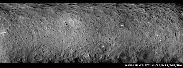 Ceres: Possible plume hints at active world - BBC News