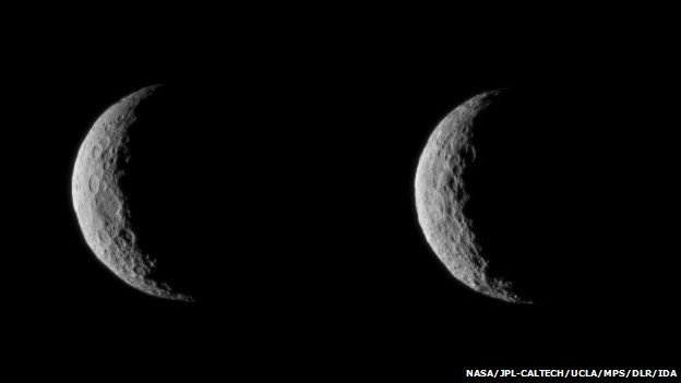 Ceres: Possible plume hints at active world - BBC News