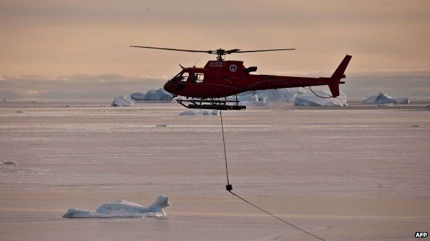 Dramatic Antarctic rescue for seriously ill Australian man - BBC News