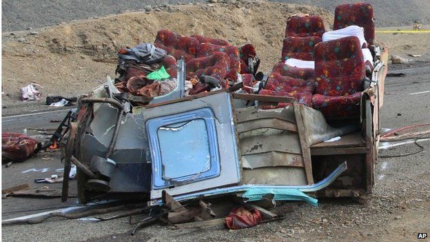 Peru bus crash leaves 36 dead and dozens injured - BBC News