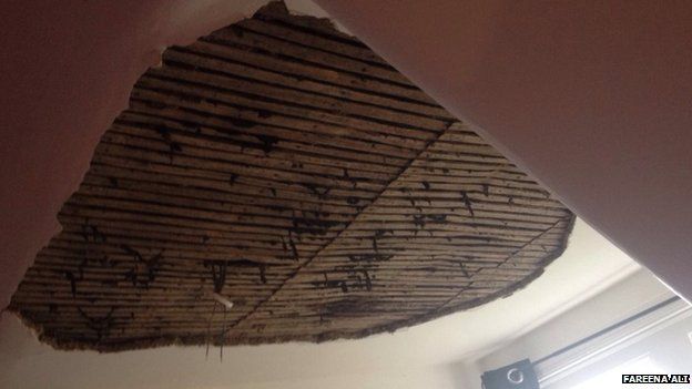 'Ignored' Family Mosaic tenant hurt in ceiling collapse - BBC News