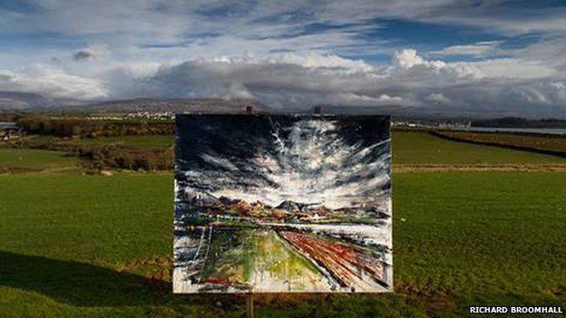 Unique art exhibition unveiled on Anglesey - BBC News
