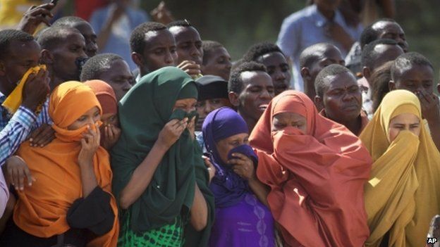 Kenya mourns victims of Garissa al-Shabab attack - BBC News