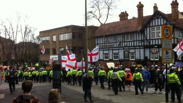 Oxford EDL and UAF demonstrations: Two men charged - BBC News