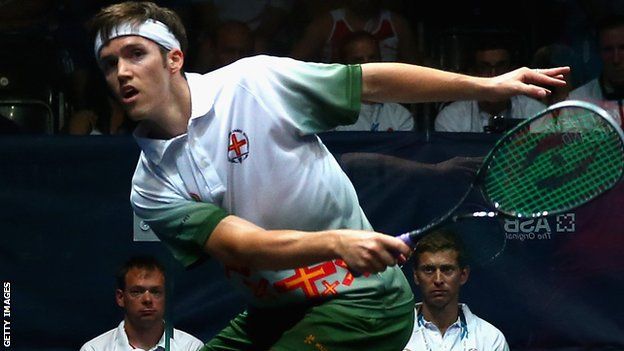 Chris Simpson upsets former world champion Amr Shabana - BBC Sport