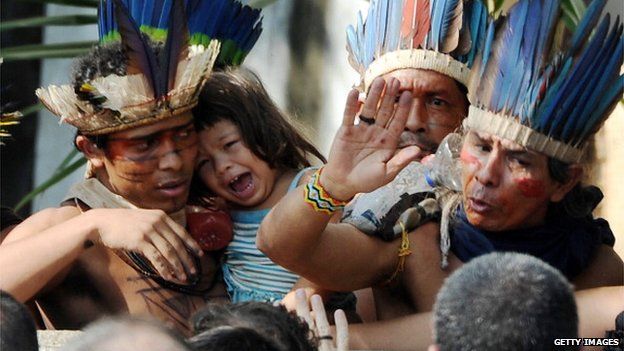 Brazil indigenous leader fights for tribe's visibility - BBC News