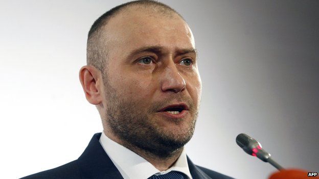 Ukraine crisis: Tension over rise of nationalist Yarosh - BBC News