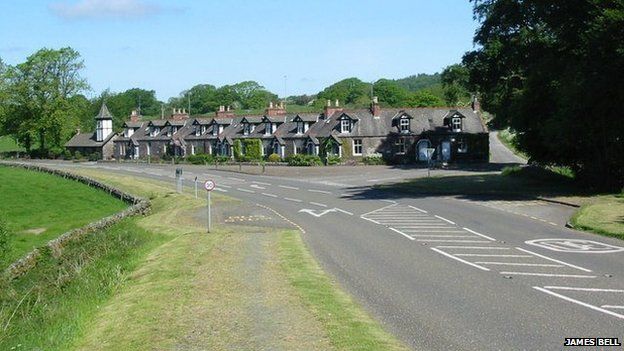 'Very lucky escape' for family camping in Parton - BBC News