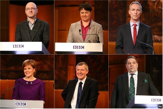 Election 2015: Scottish leaders' debate round-up - BBC News