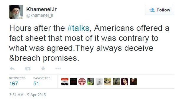 Iran nuclear: No guarantee of final deal, Khamenei says - BBC News