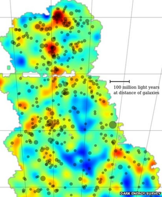 Dark matter map unveils first results - BBC News