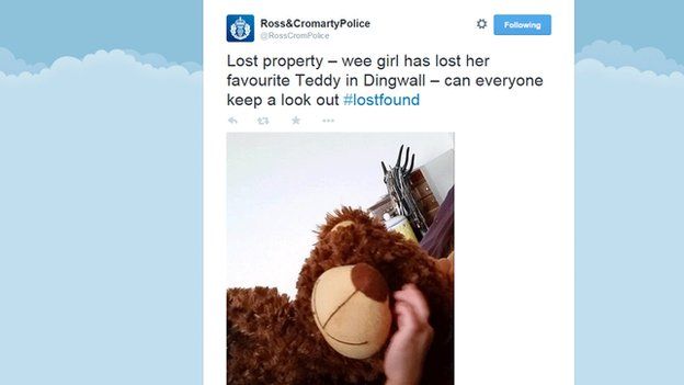 Police appeal for girl's teddy lost in Dingwall - BBC News