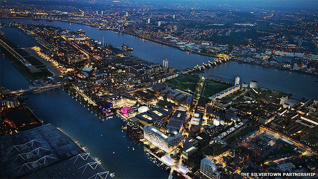 Silvertown's £3.5bn redevelopment given the go-ahead - BBC News