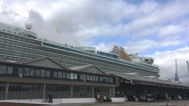 Queen Elizabeth II cruise terminal's £5m revamp begins - BBC News