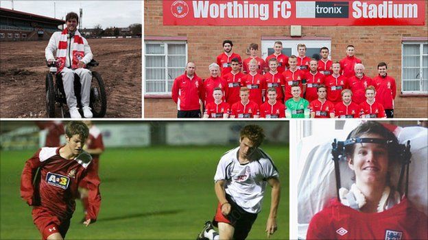 Worthing FC: Paralysed footballer now owns club he played for - BBC Sport