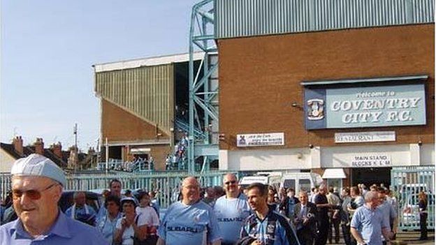 Coventry City: 10 years since leaving Highfield Road - BBC News
